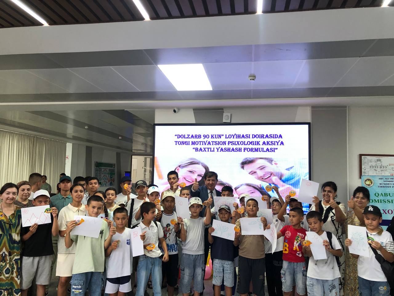 “Baxtli yashash formulasi” – motivatsion tong! - Официальный сайт Бухарского государственного ...